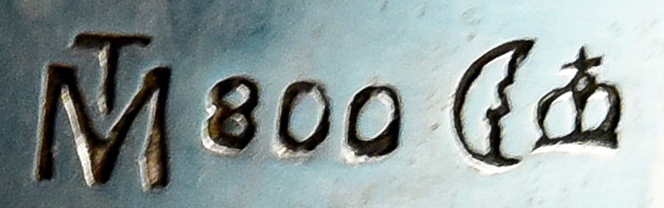 German silver maker's marks - Deutsche Silbermarken und Silberpunzen: T